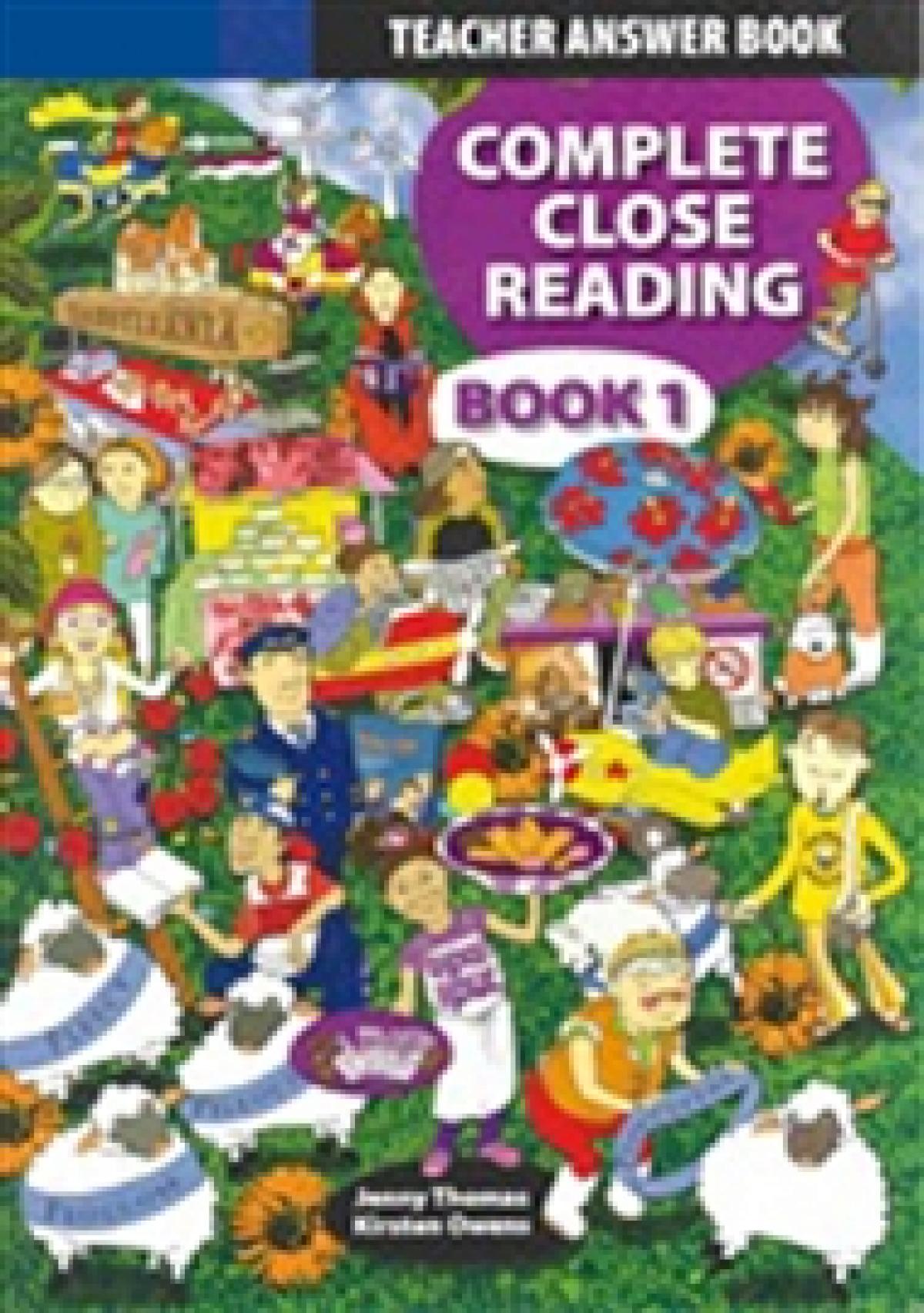 Complete Close Reading Book 1 Teacher Answer Book | Read Pacific ...